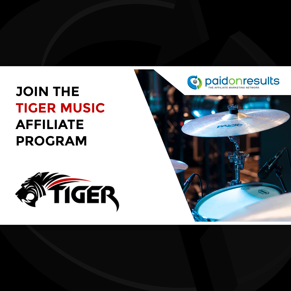 Tiger Music - Affiliate Marketing Program by Paid On Results
