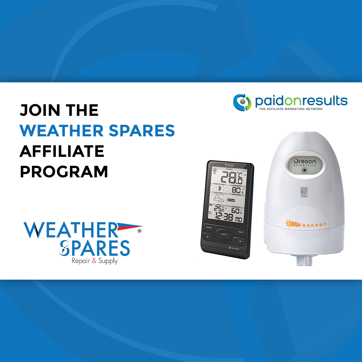 Weather Spares - Affiliate Marketing Program by Paid On Results