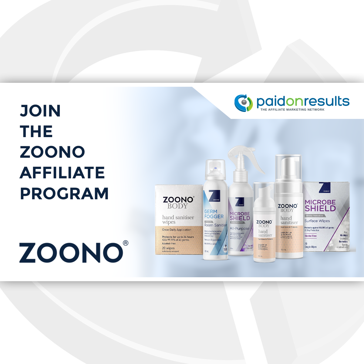 Zoono - Affiliate Marketing Program by Paid On Results