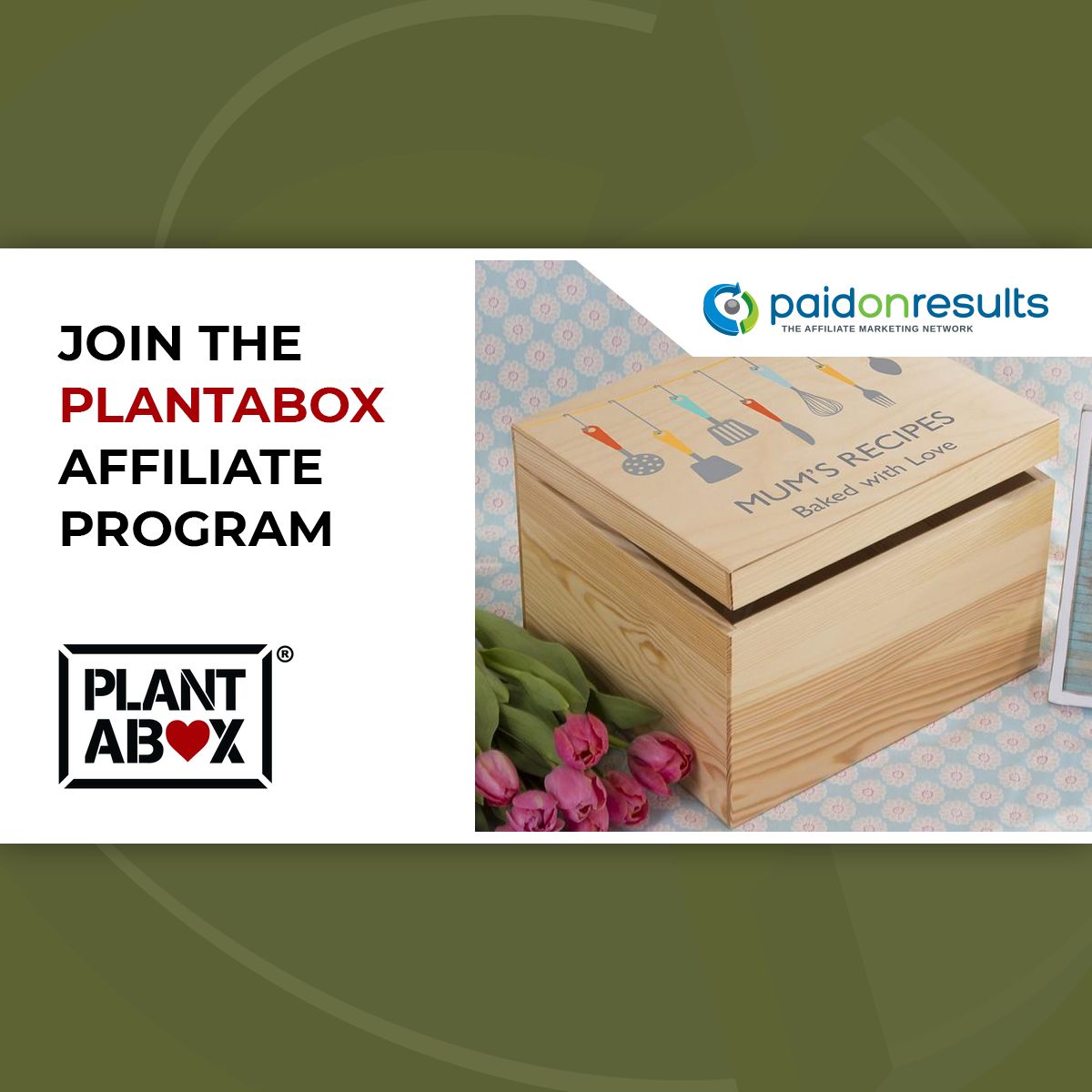Plantabox - Affiliate Marketing Program by Paid On Results