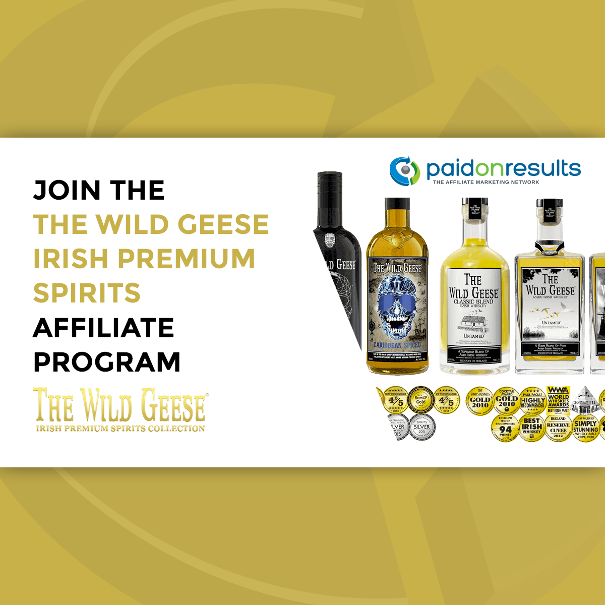 The Wild Geese Irish Premium Spirits - Affiliate Marketing Program by ...