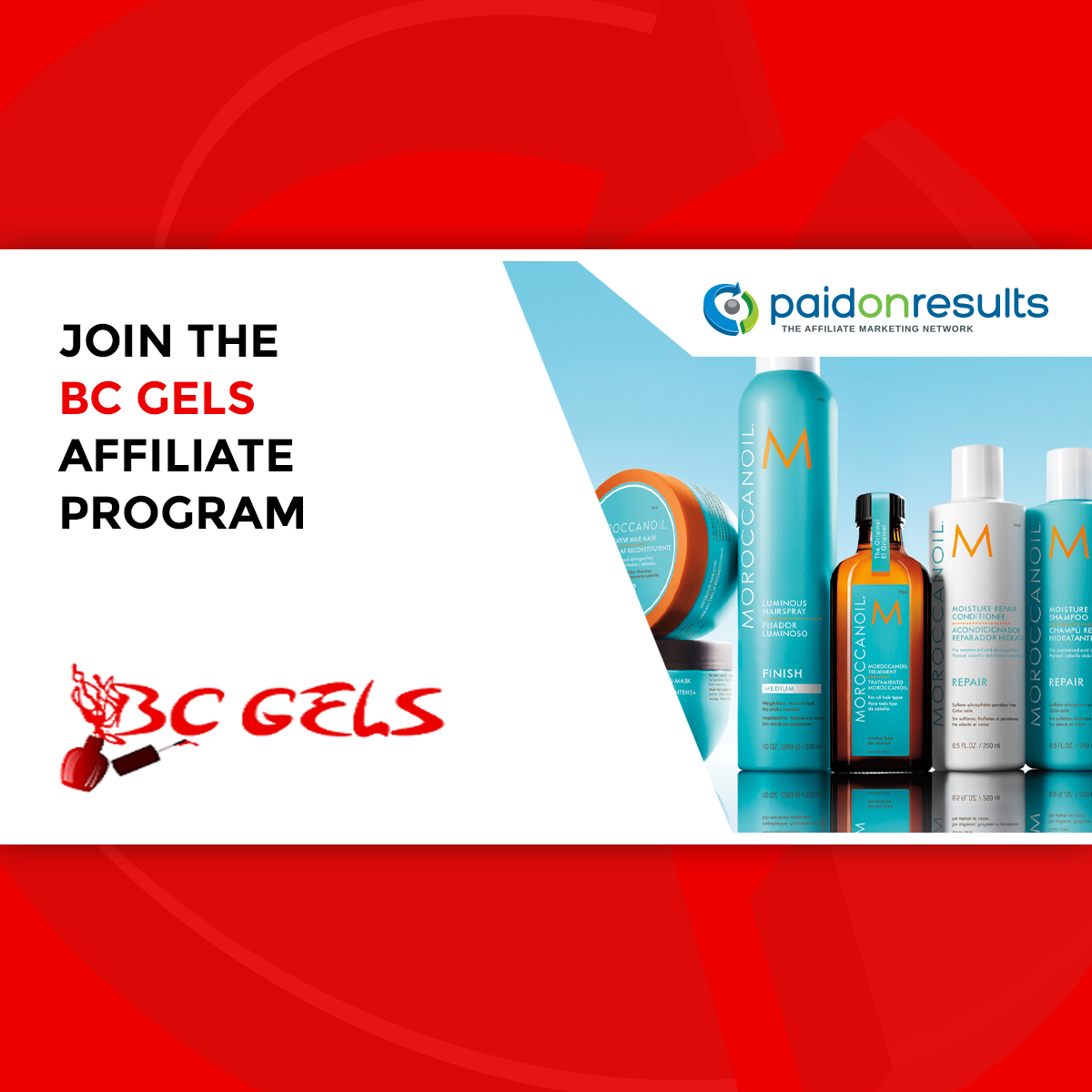 BC GELS - Affiliate Marketing Program by Paid On Results