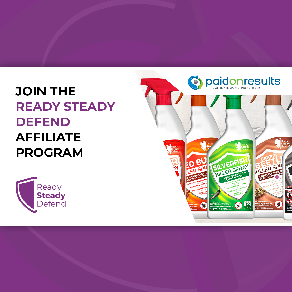 Ready Steady Defend - Affiliate Marketing Program by Paid On Results