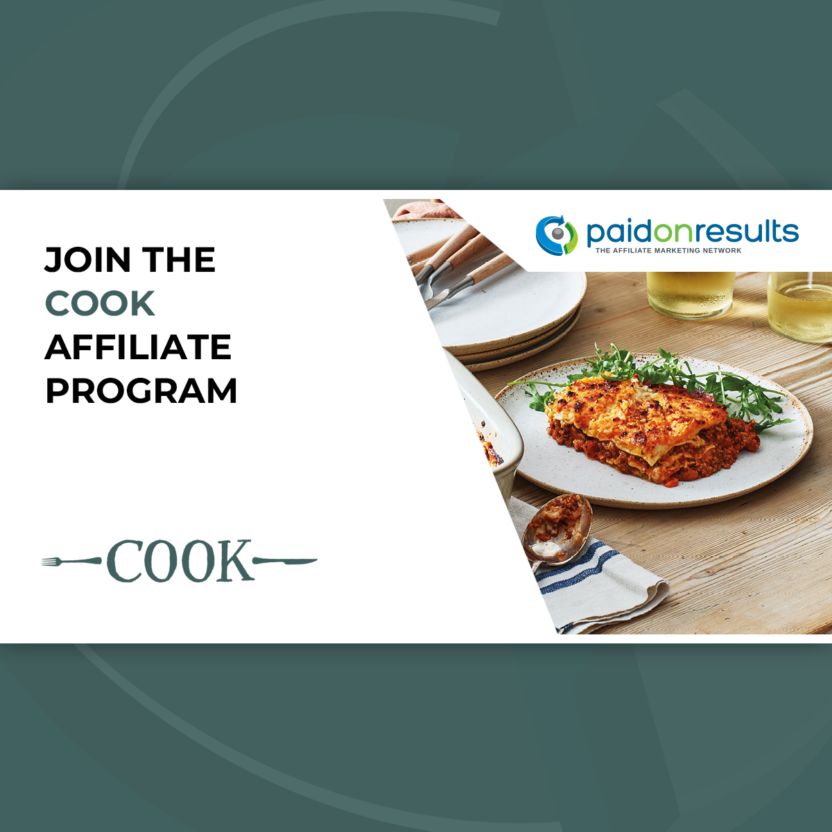 COOK - Affiliate Marketing Program by Paid On Results